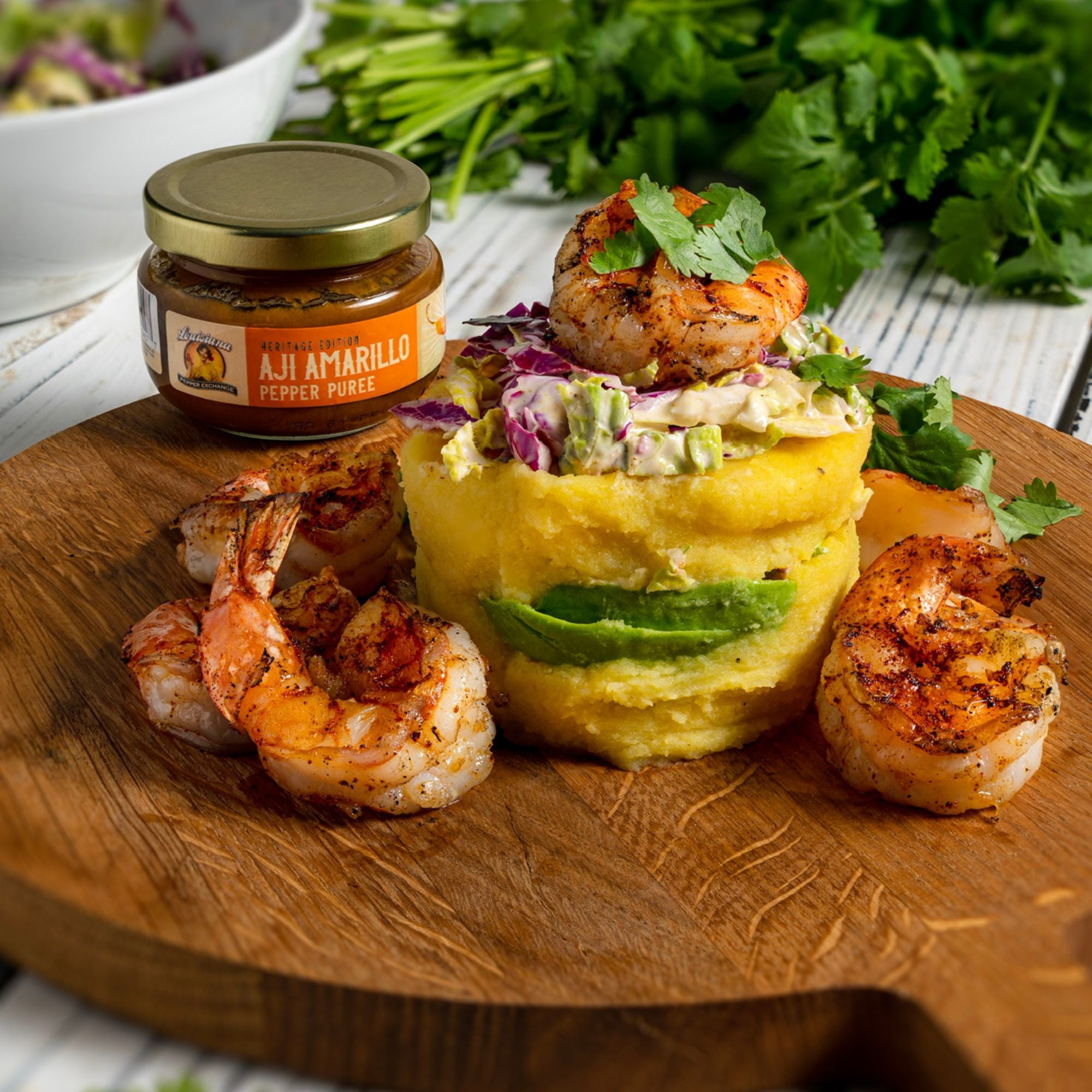 peruvian shrimp causa – Louisiana Pepper Exchange