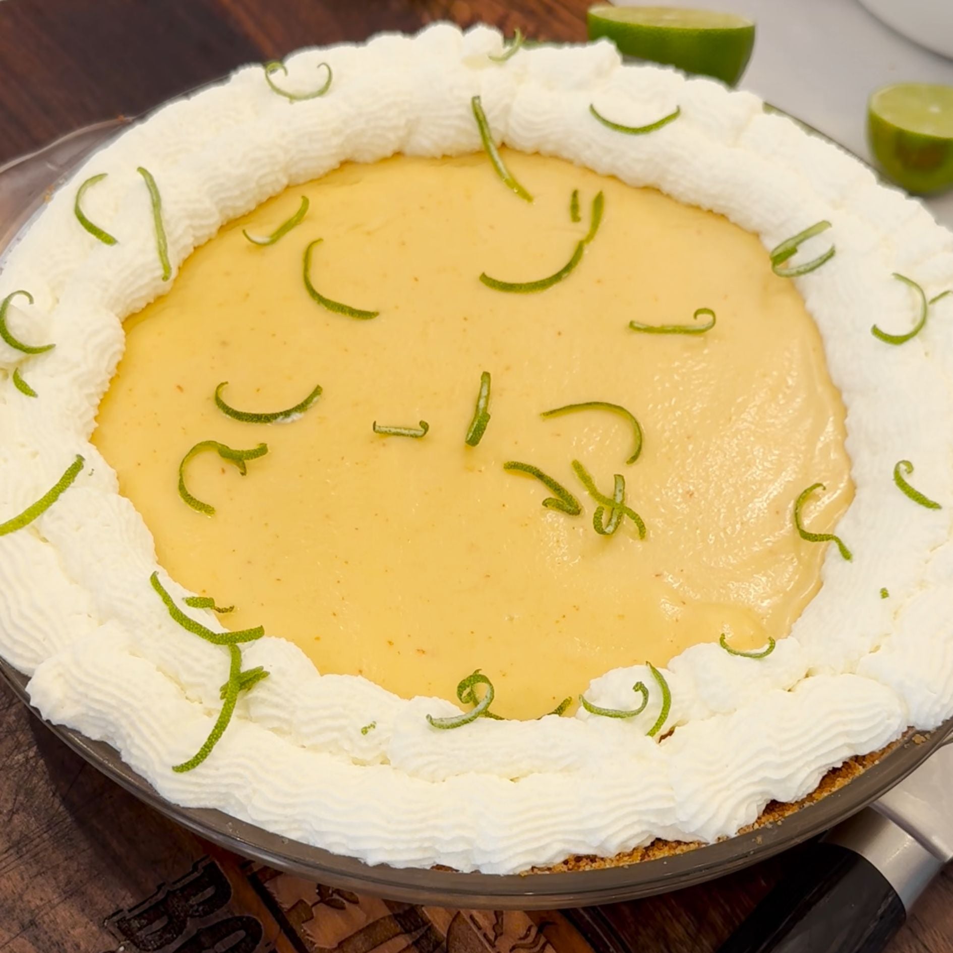 Key Lime Pie with Red Limo Glaze – Louisiana Pepper Exchange