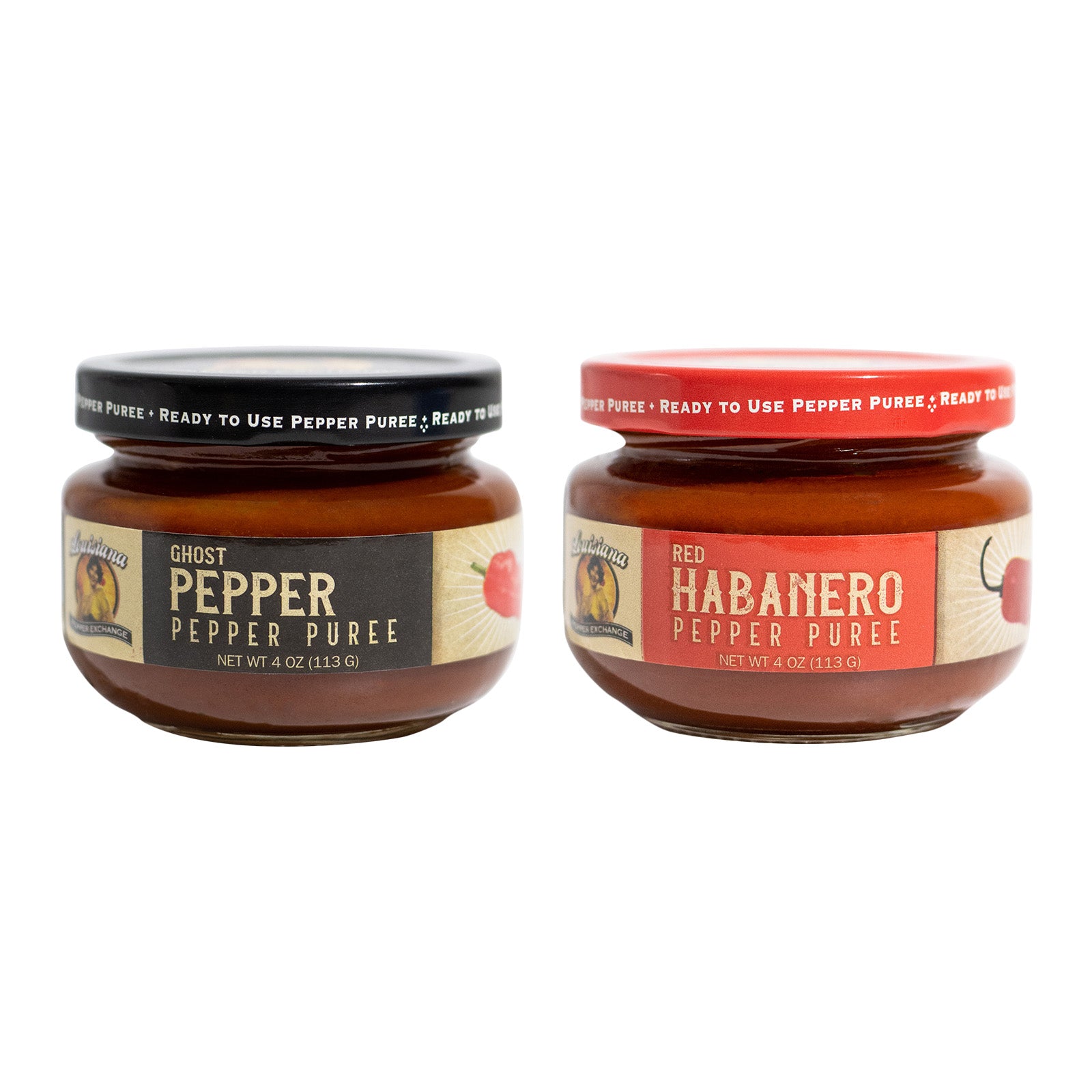 HOT! Bundle Pack - Ghost Pepper and Red Habanero Pepper Purees from Lo ...